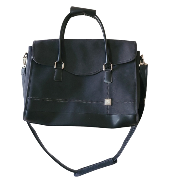 Diane Von Furstenberg | Bags | Diane Von Furstenberg Navy Suede ...